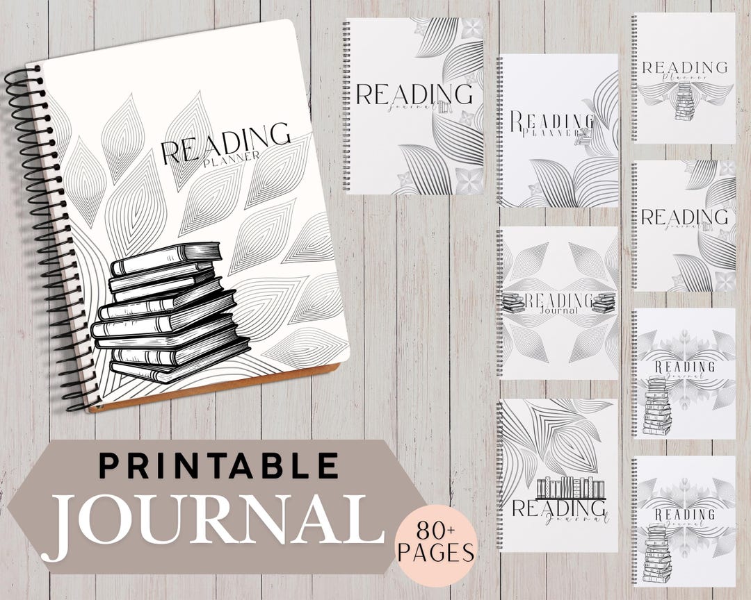 Printable Reading Journal | Reading Log | Book Tracker | Book Journal ...