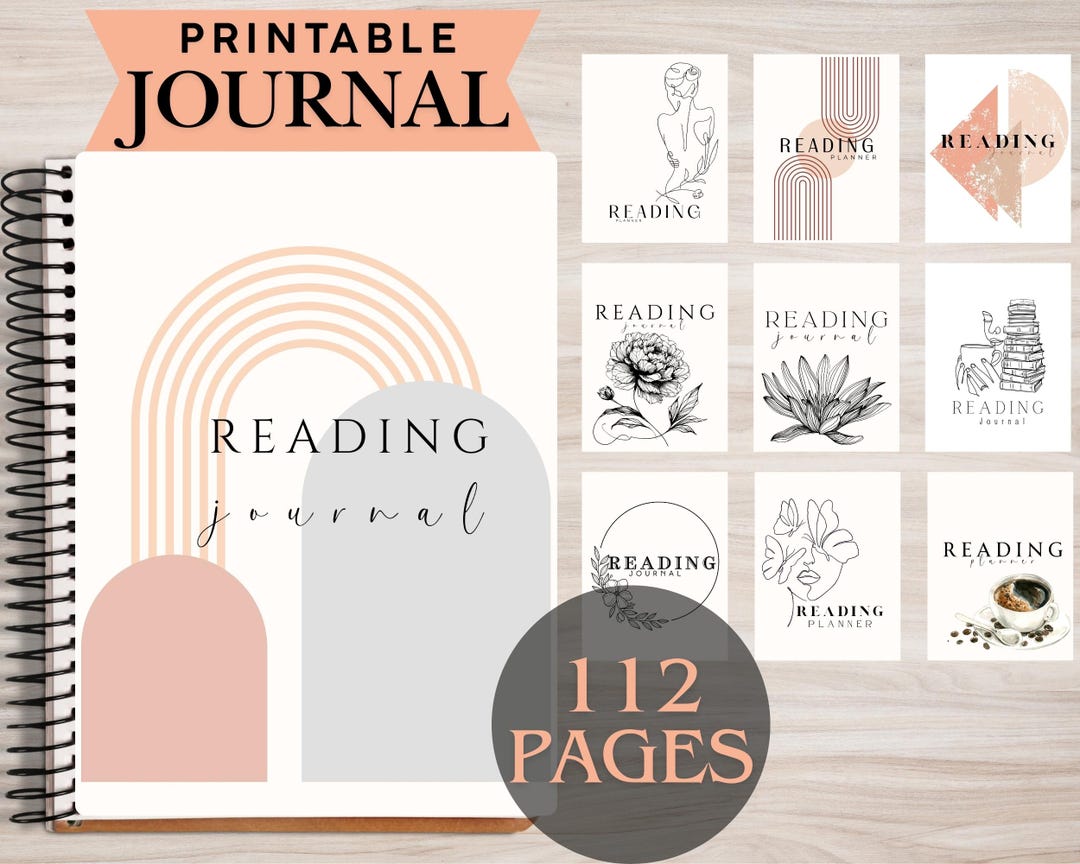 Printable Reading Journal | Reading Log | Book Tracker | Book Journal ...