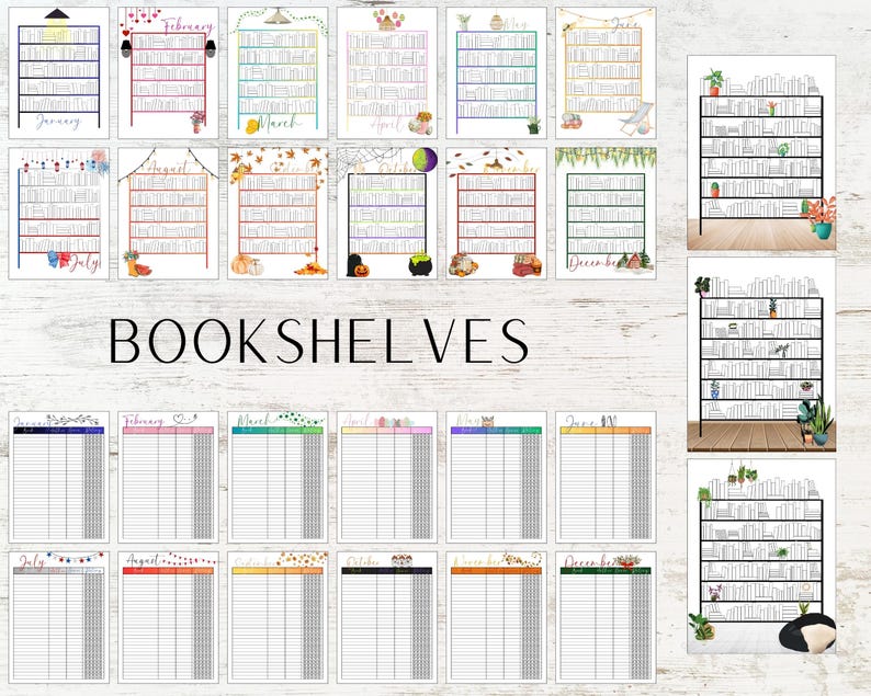 Printable Reading Journal | Reading Log | Book Tracker | Book Journal ...