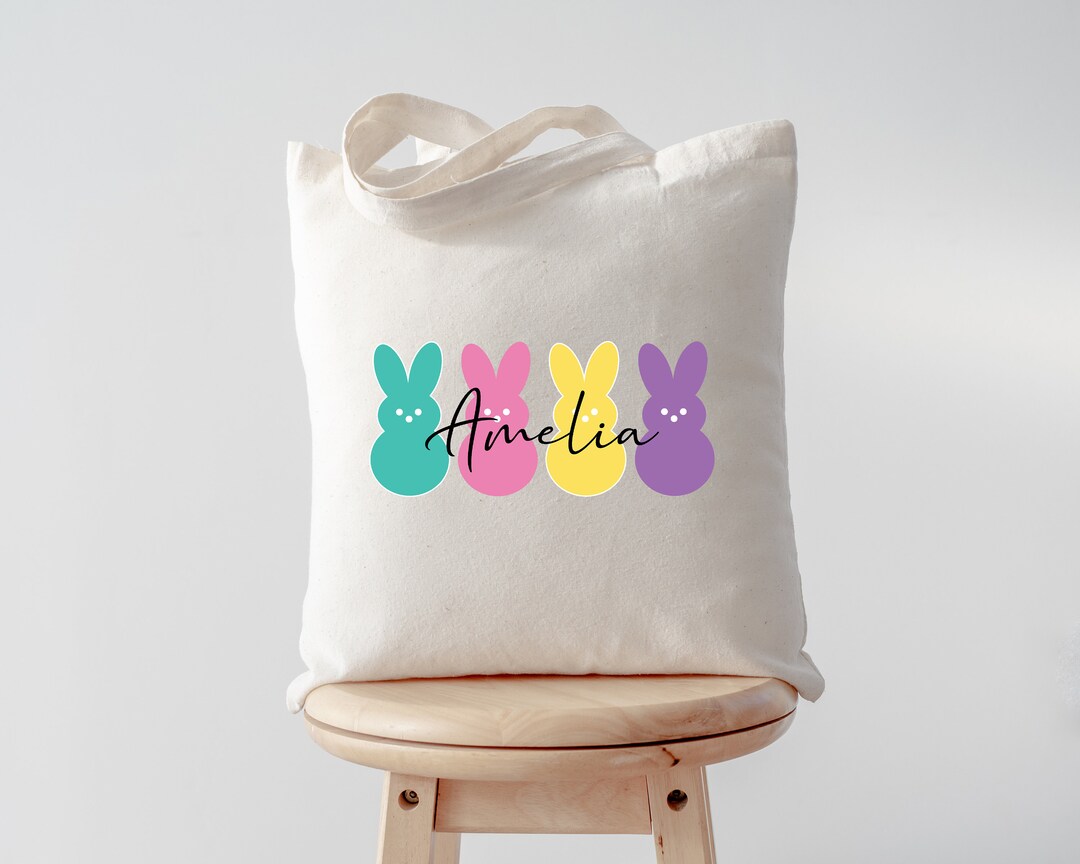 Personalized Easter Tote Bag, Custom Easter Bag, Easter Gift Bag ...