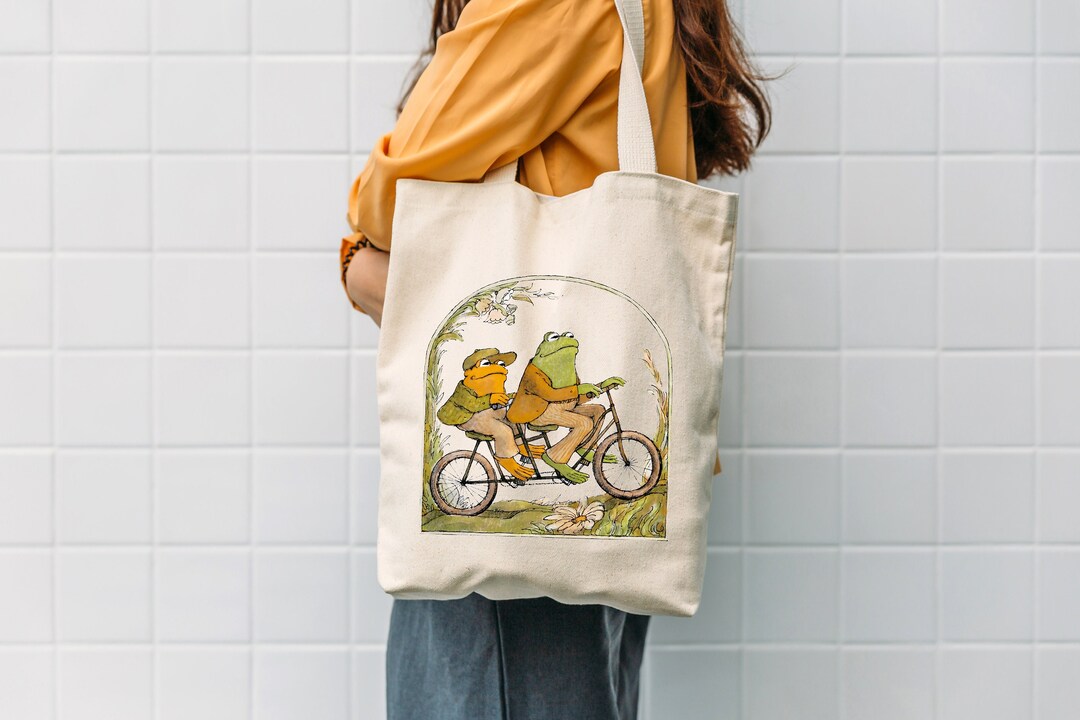 Frog and Toad Tote Bag, Frog Tote Bag, Book Lover Gift, Library Bag - Etsy