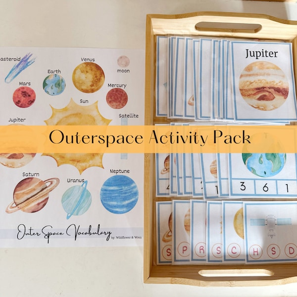Outer Space Activity Pack for Preschool - Etsy