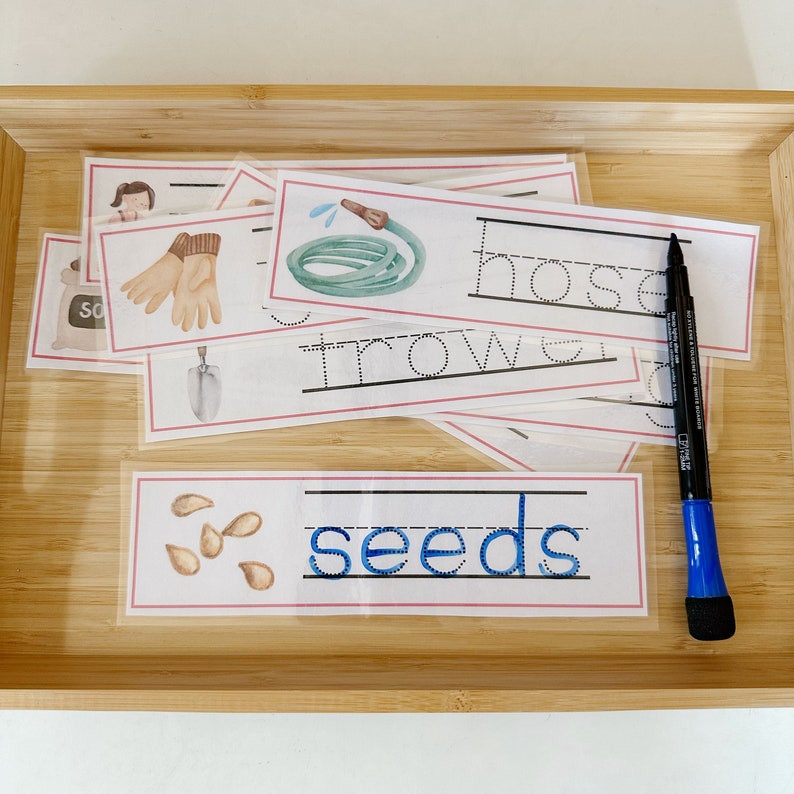 Preschool Gardening Activity Pack - Etsy