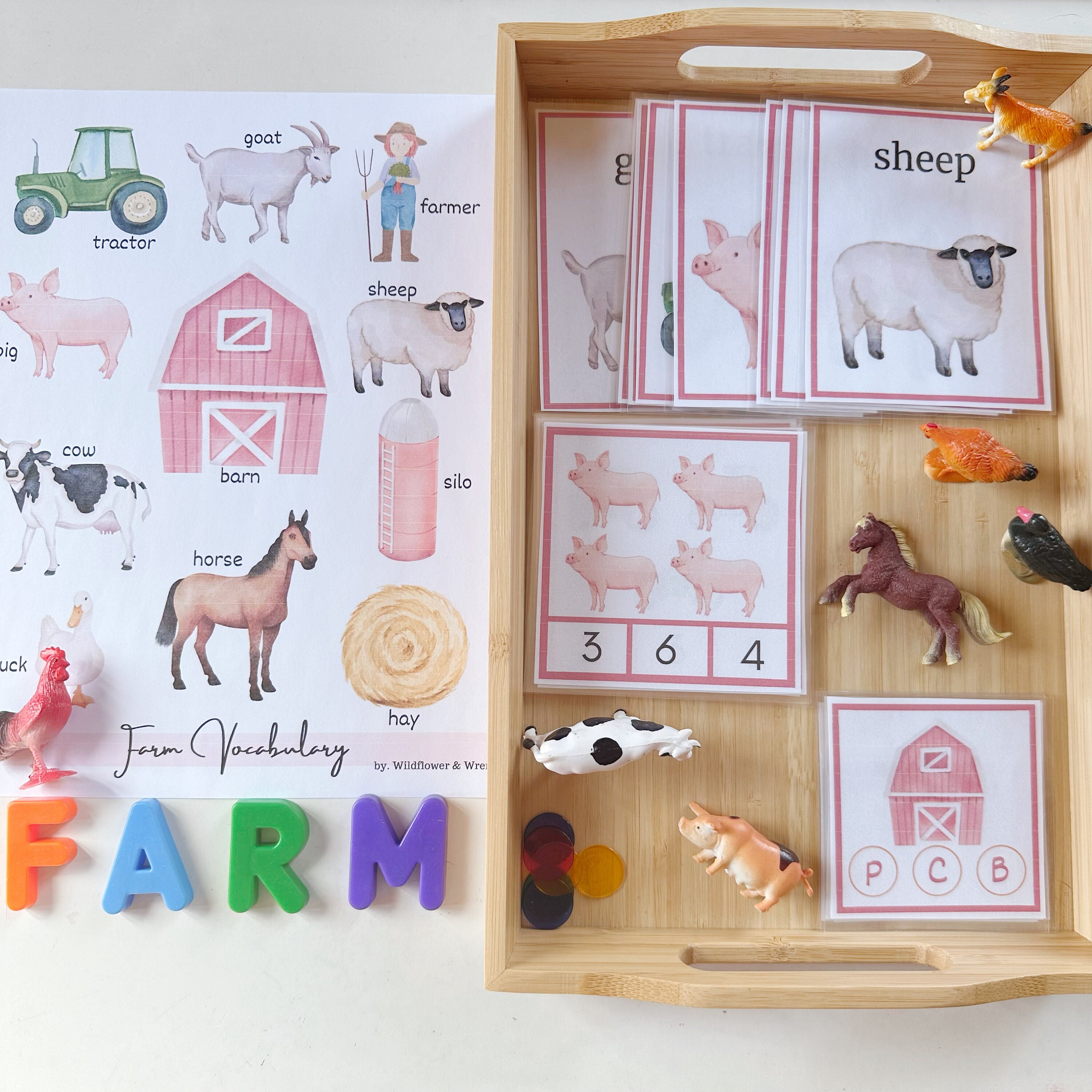 Farm Activity Pack for Preschool - Etsy