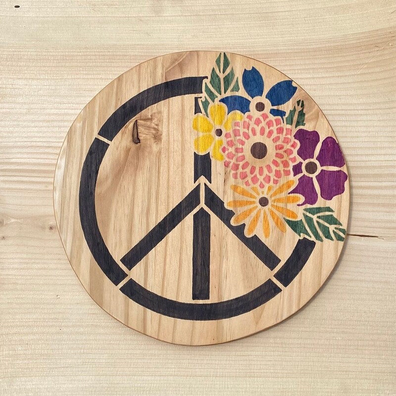Hanging Peace Sign - Etsy