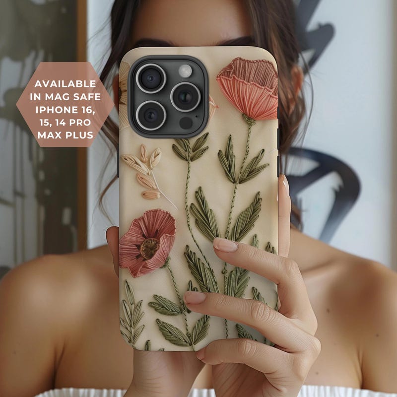 Embroidery Phone Case - Etsy