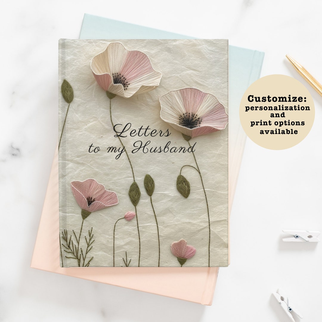 Dear Husband Personalized Name Journal Letters to My Love Custom ...