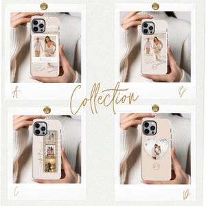 Couple Photo Collage Phone Case, Personalized Keepsake Gift - Etsy