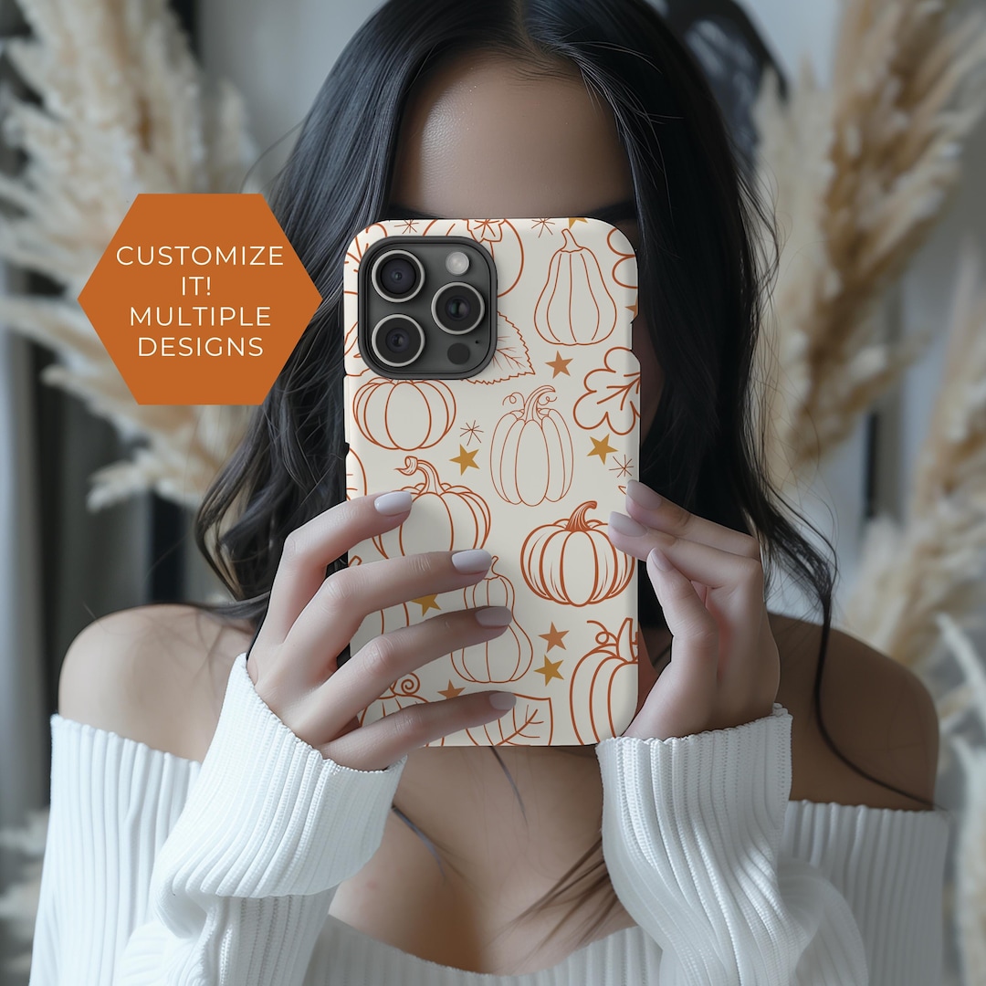 Fall Phone Case Pumpkin Spice Phone Case Personalized Cozy Season Collage Phone Case for for ...
