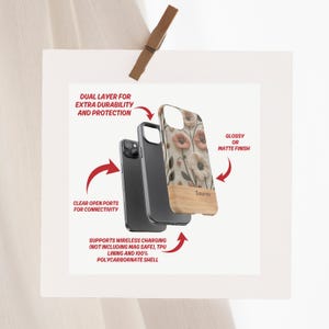 Chunky Retro Flowers Phone Case Personalized Faux Embroidered Floral ...