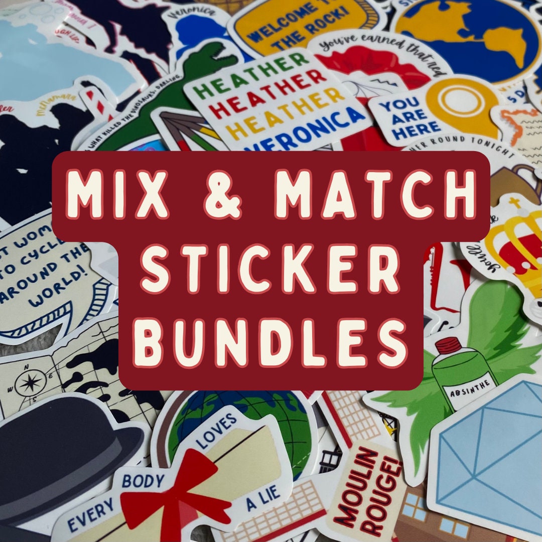 MIX & MATCH Theatre Sticker Bundles - Etsy