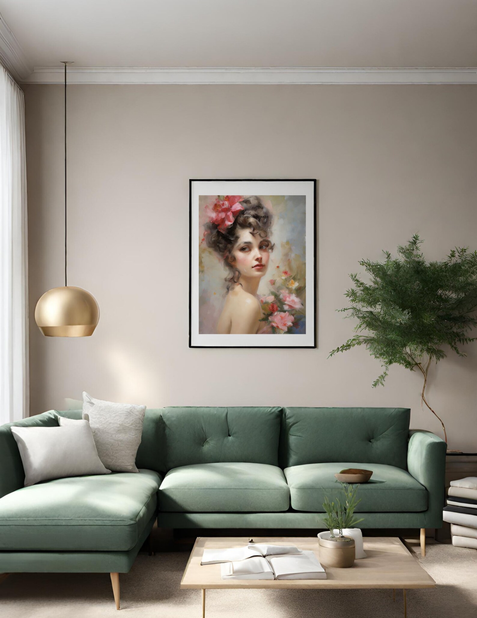 Coquette Aesthetic Portrait - Etsy
