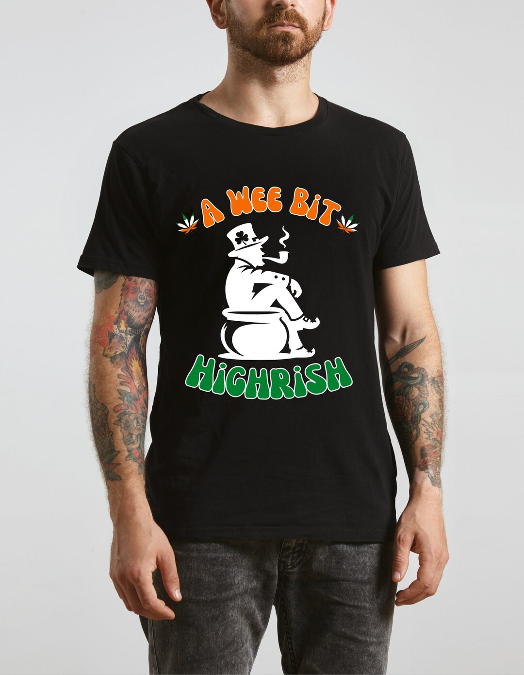 A Wee Bit Highrish St Patricks Day PNG Digital Download - Etsy