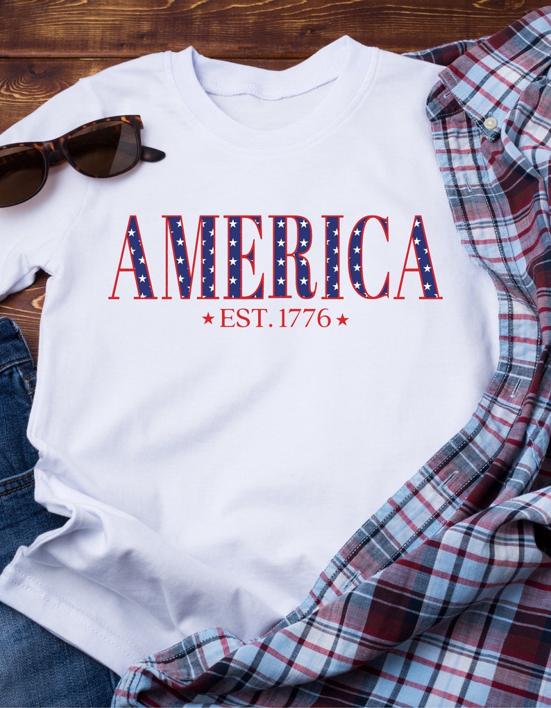 America 1776 PNG Digital Download - Memorial Day - Fourth of July ...