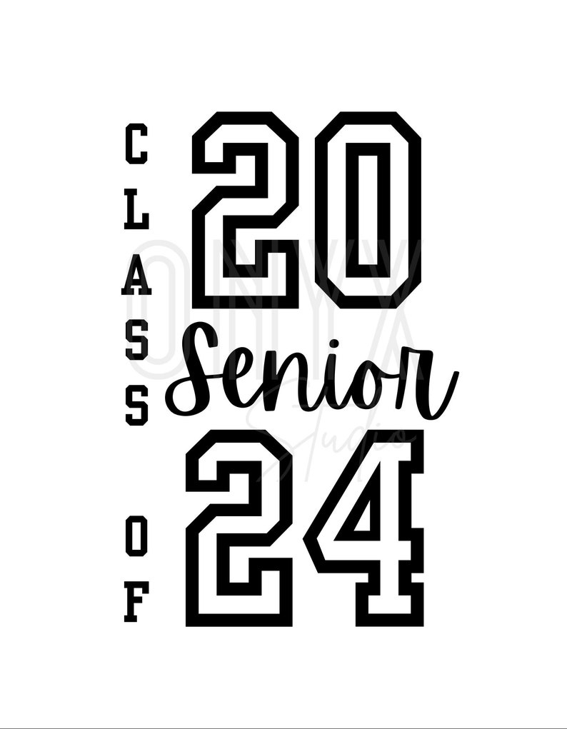 Class of 2024 Senior PNG Digital Download - Etsy