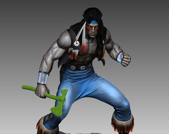 Nightwolf Axe, Mortal Kombat 11 Weapon - Etsy