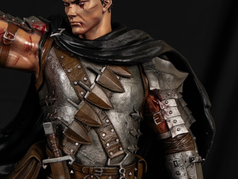 Guts Figure Berserk Fan Art 3d Printed Hand Painted Collectible Statue ...