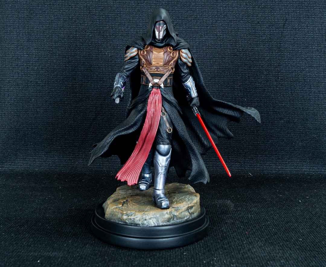 Darth Revan - Star Wars Collectible Statue Hand Painted Figure - Etsy