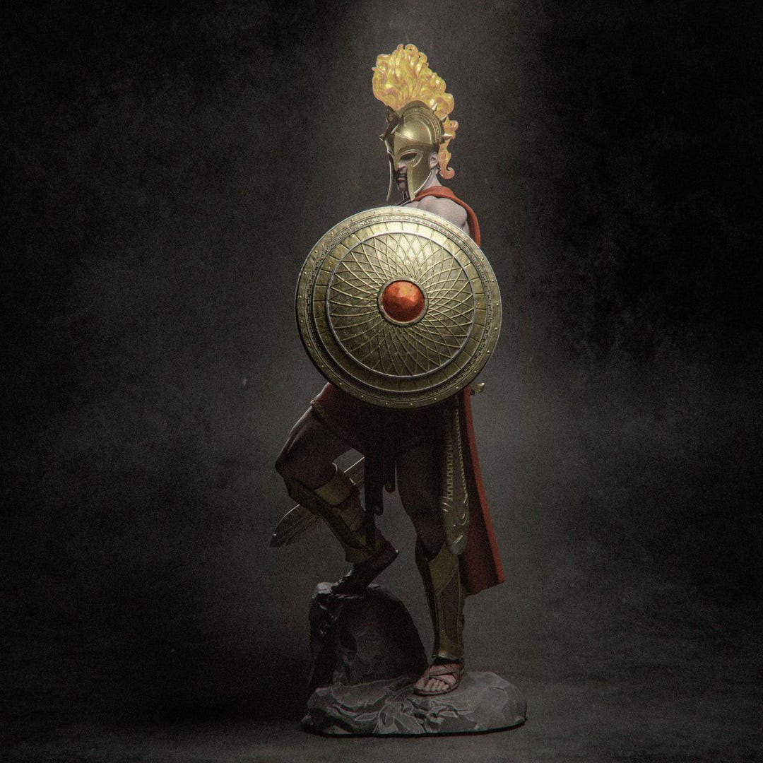 Ares Figure - Greek God Collectible Painted Gift Statue - Etsy