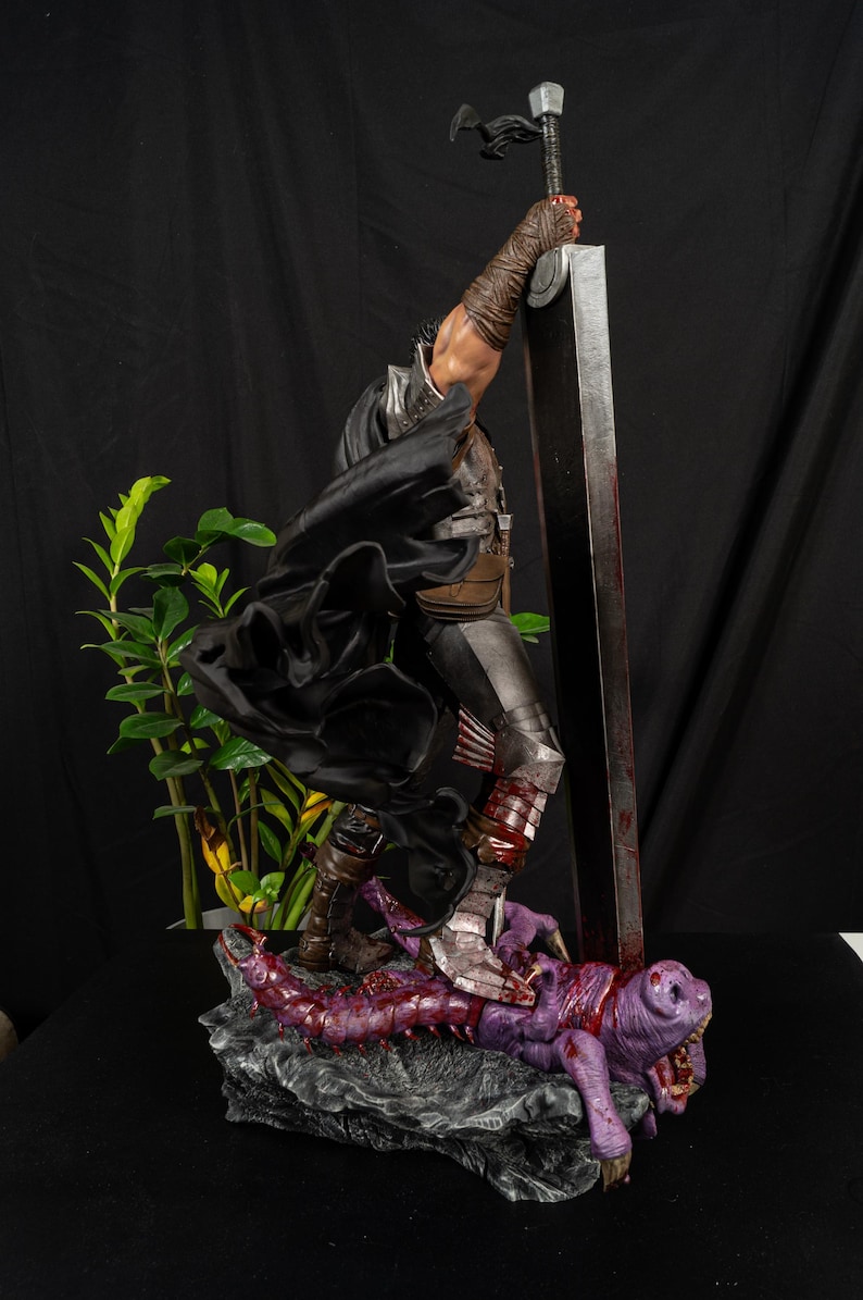 Guts Figure Berserk Fan Art 3d Printed Hand Painted Collectible Statue ...