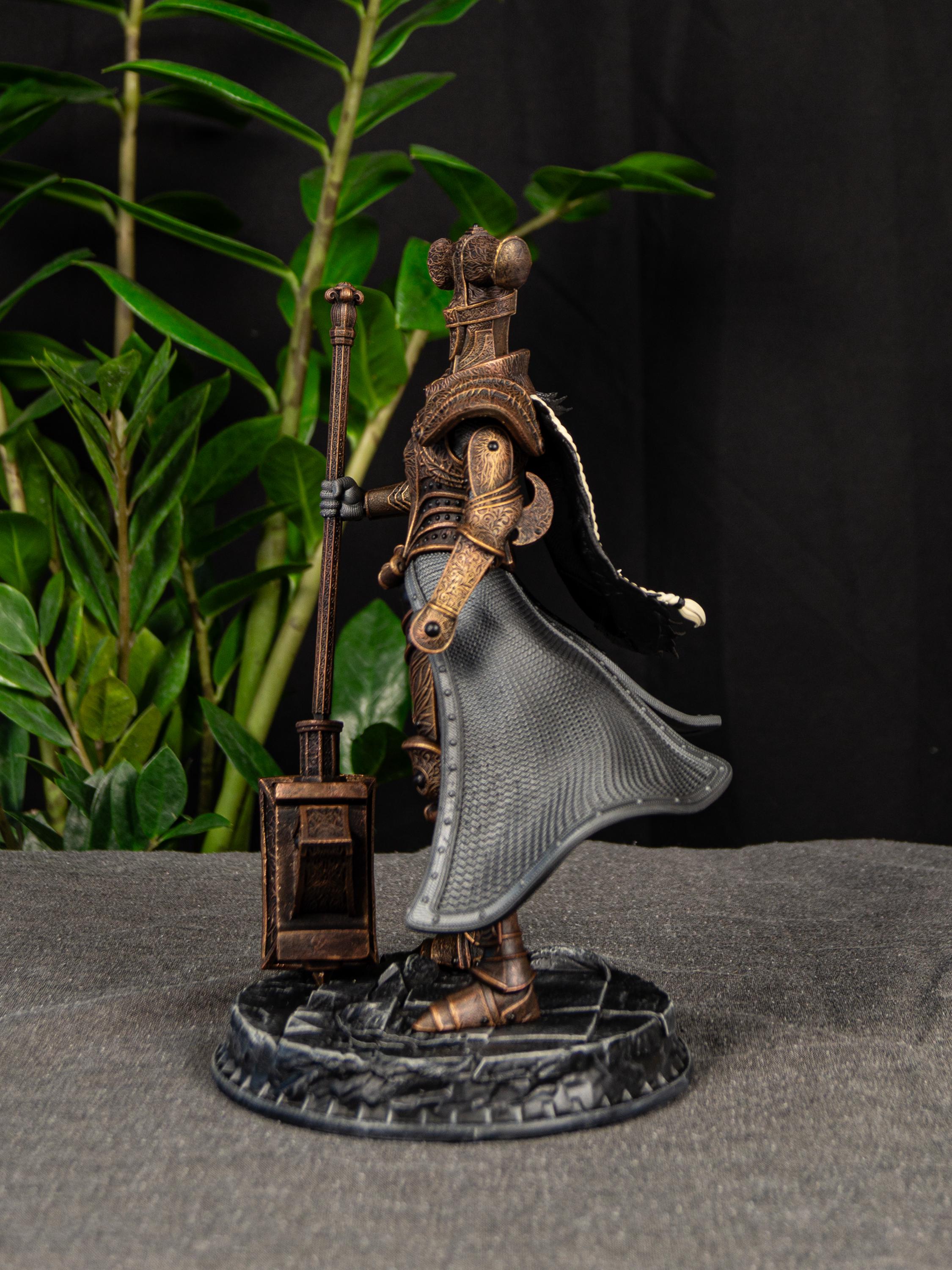 Devonia Crucible Knight Figure - Elden Ring Collectible Statue 3d ...