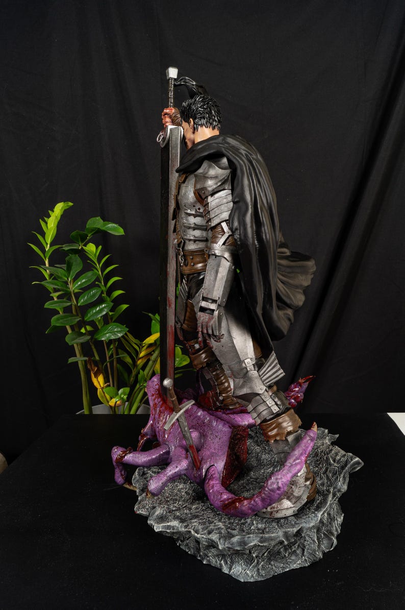 Guts Figure Berserk Fan Art 3d Printed Hand Painted Collectible Statue ...