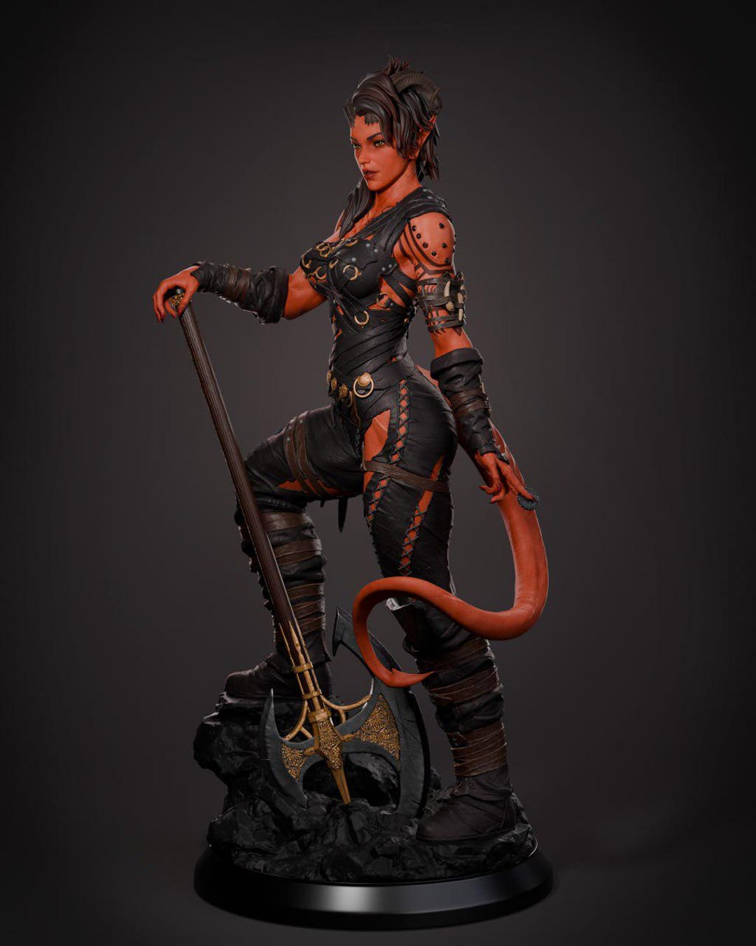 Karlach Figure - Baldur's Gate 3 Collectible Painted Gift Statue - Etsy