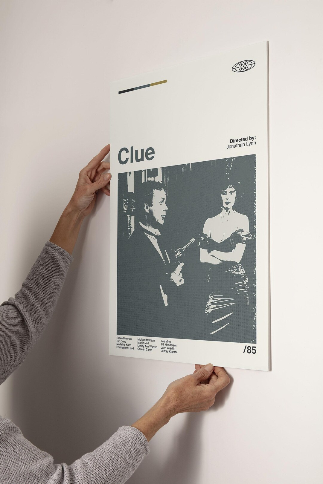 Clue Movie Poster Clue Print Modern Movie Poster Wall - Etsy