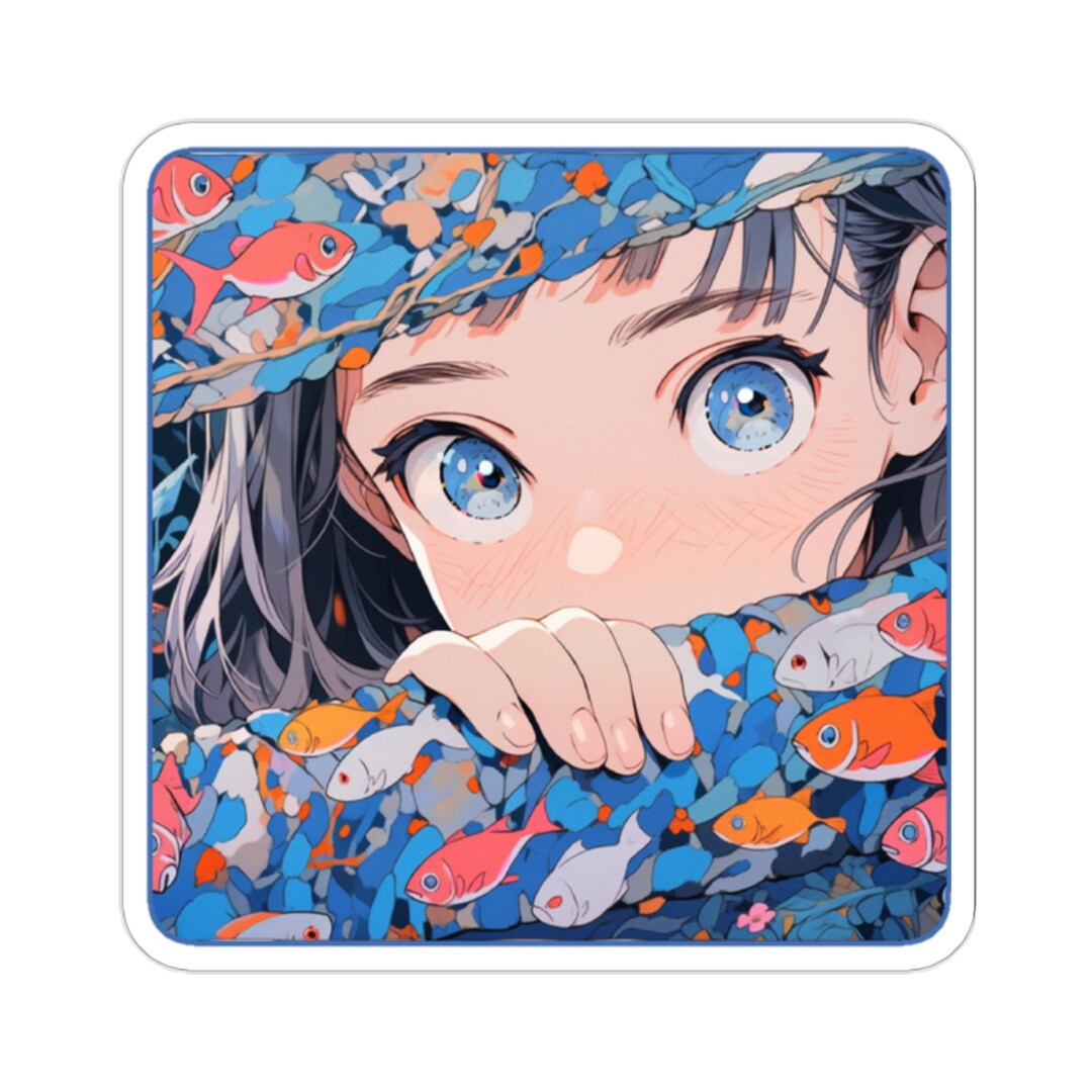 Kawaii Aesthetic Anime Style Stickers - Etsy