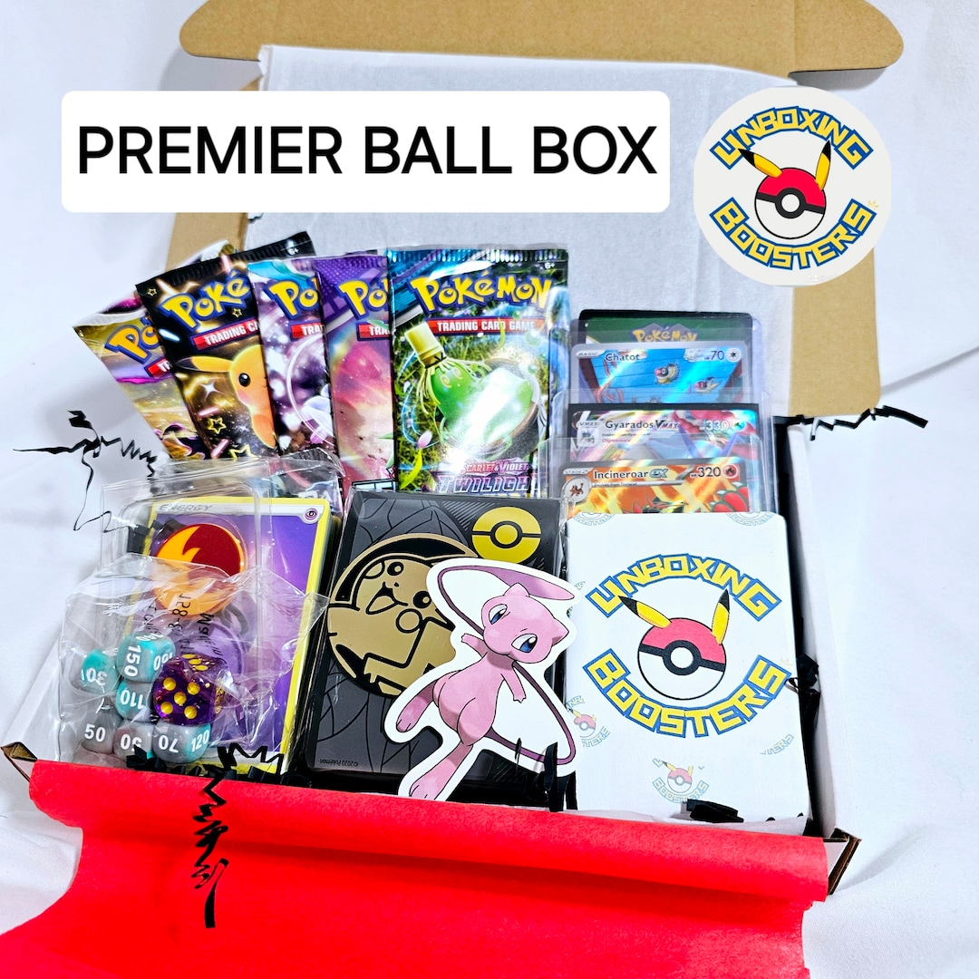 Pokemon Premeir Ball Box | Pokemon Gift Box | Subscription Box ...