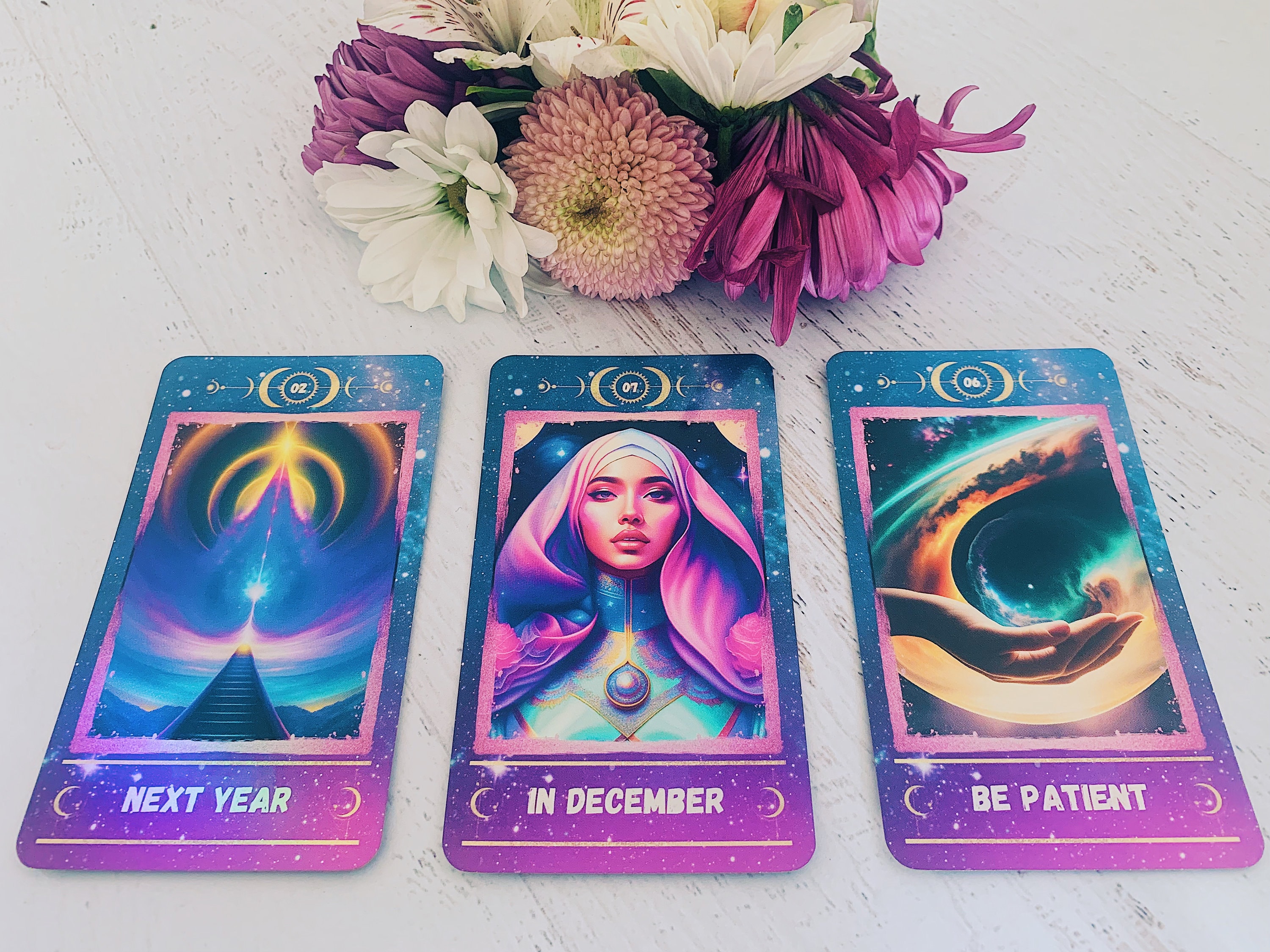 44 Cards Timing Oracle Deck Witchy Gift Witchy Predictions Time Frame ...