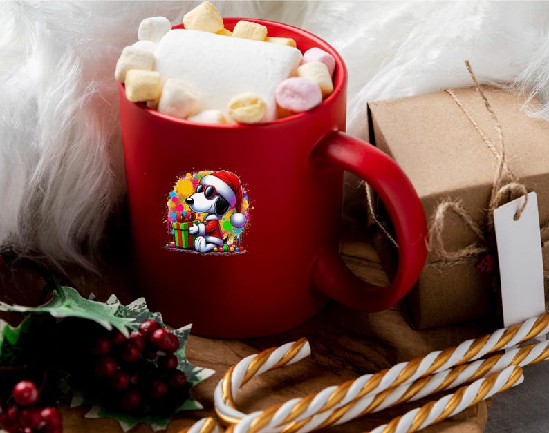 Snoopy , Christmas Snoopy, Funny Snoopy, Christmas Gift, Instant ...
