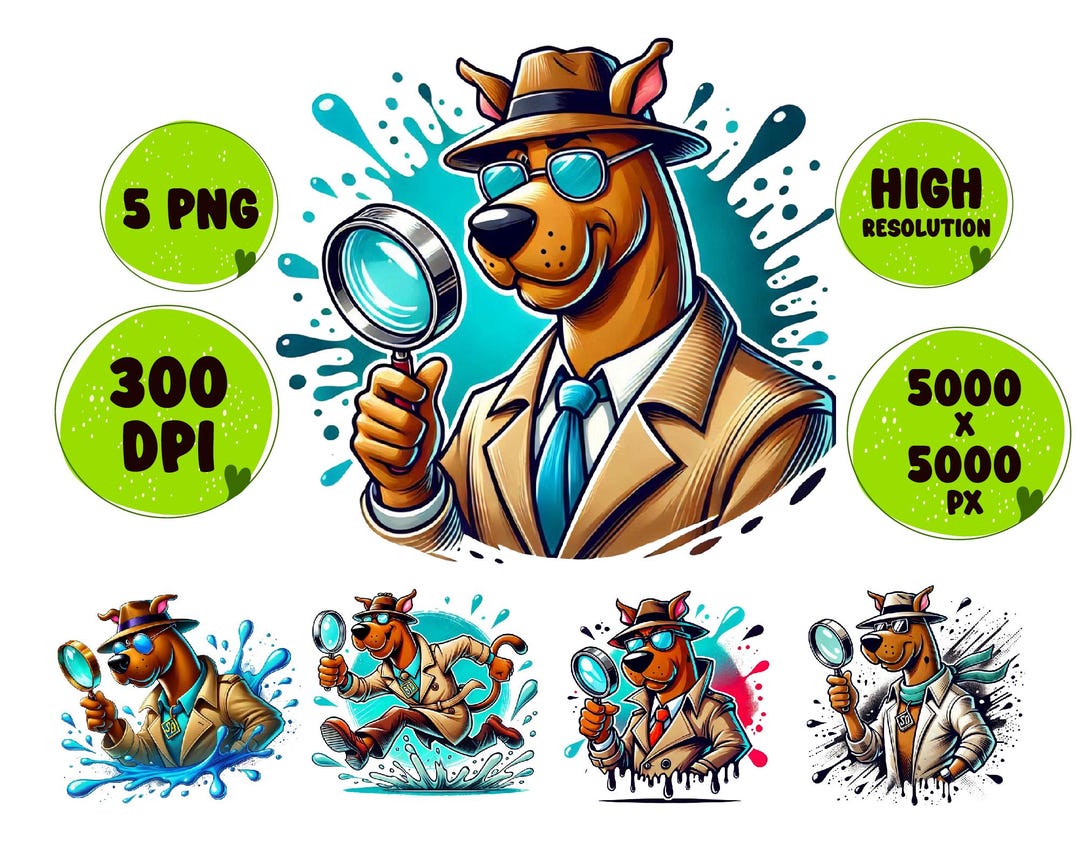 Detective Dog,cartoon Png, Scoooby Dog Png, Dog Friends Png,detective ...