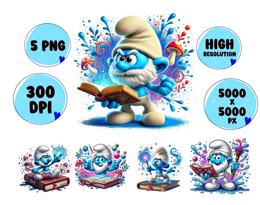 Magic Cute, Cartoon Png,magic,papa Smurf Png, Cute Png, Funny Movies ...