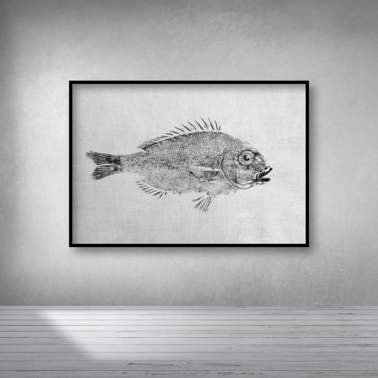 Original Panga Gyotaku Fish Print - Etsy