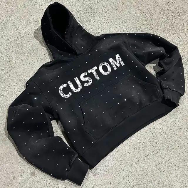 Rhinestone Hoodies in Your Customized Designs - Etsy