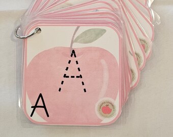 Small Alphabet Tracing Cards - Etsy