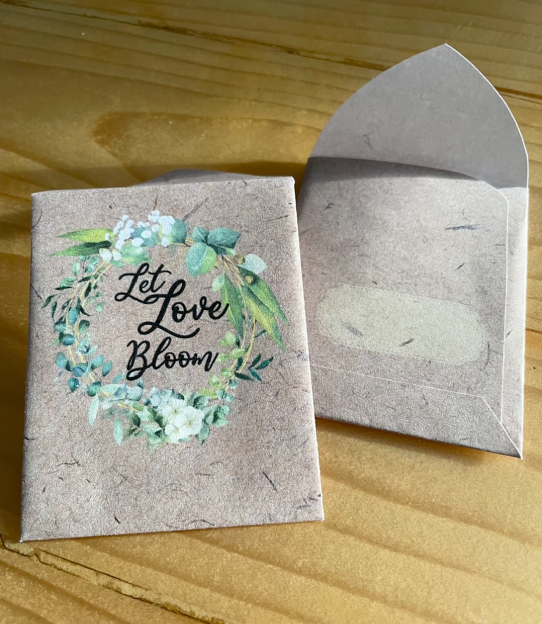 Let Love Bloom Garden Seed Saving Packet Printable Instant Download PDF ...