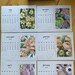 Downloadable Postcard Style Beige Calendar Jan to Dec 2024 Monthly Desk ...