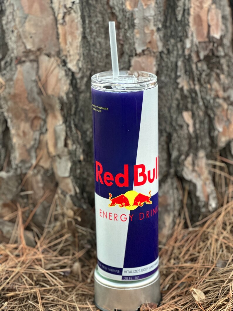 Red Bull Tumbler Red Blue Silver Red Bull Tumbler, Sublimated Tumbler ...
