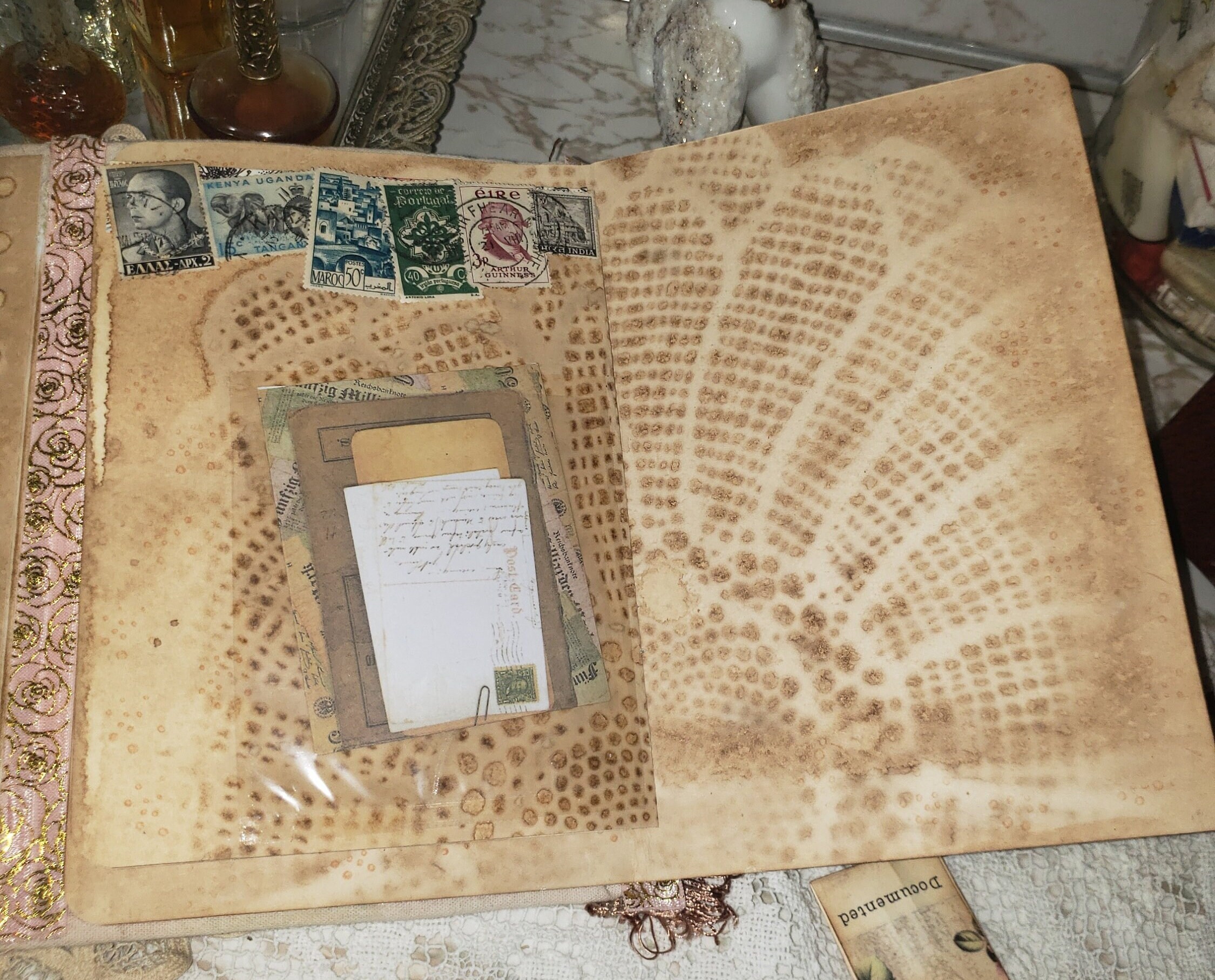 Edna's Dreamy Lacy Junk Journal - Etsy