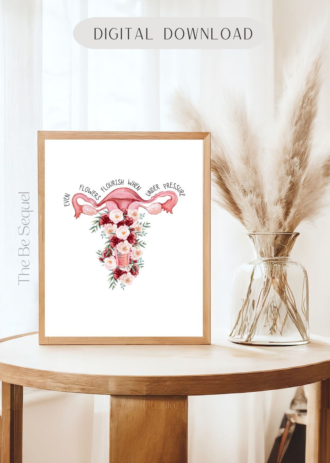 Infertility Wall Art, PCOS, Endometriosis, Fertility Support, Trying to ...