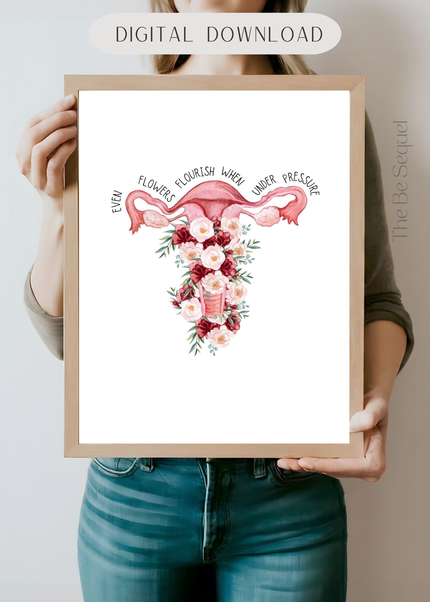 Infertility Wall Art, PCOS, Endometriosis, Fertility Support, Trying to ...