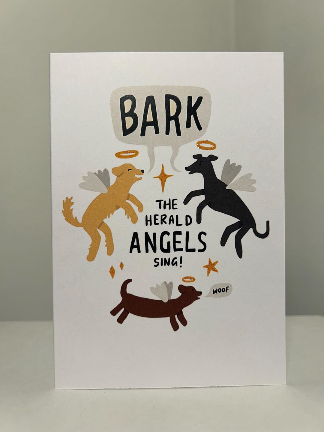 Bark the Herald Angels Sing - Greeting Card - Etsy