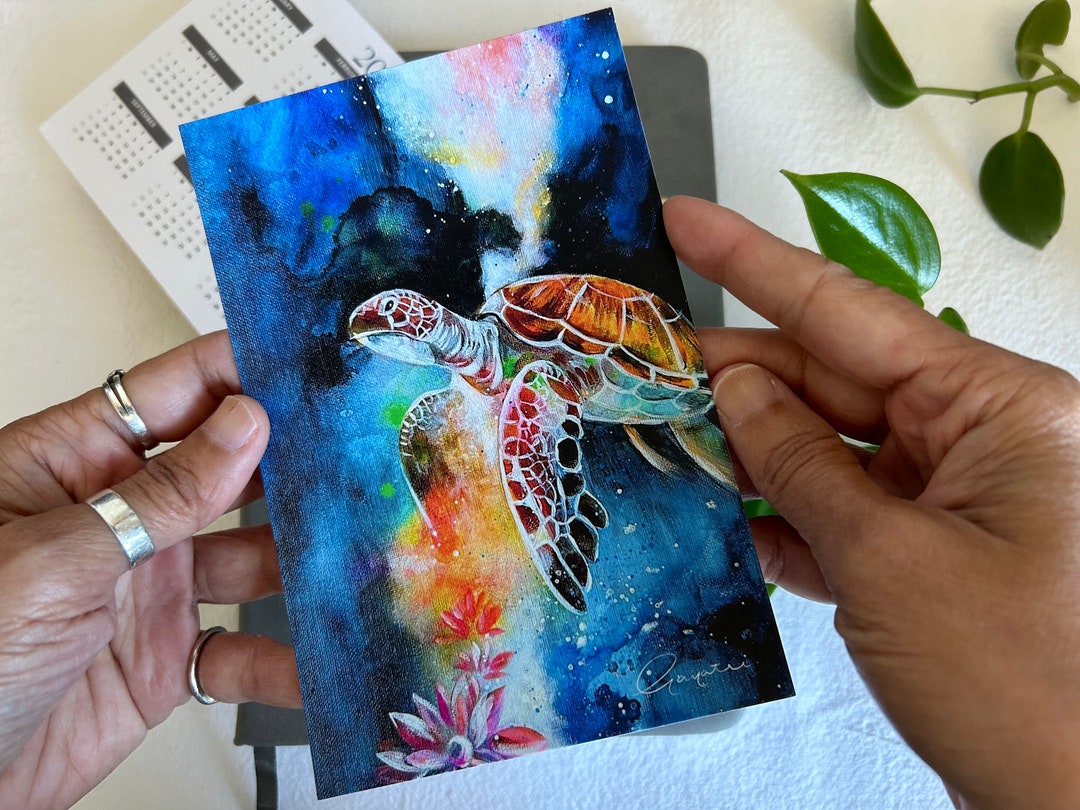 Calendar Postcard 2024 Calendar Art Postcard Postcard Swap - Etsy