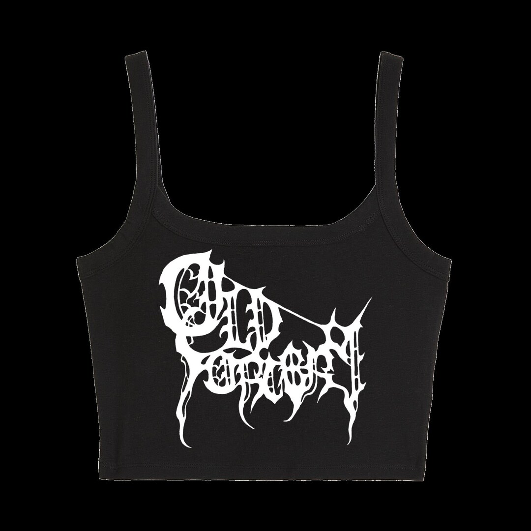 Old Sorcery Black Metal Dungeon Synth Handmade Black Cropped Metal Logo ...