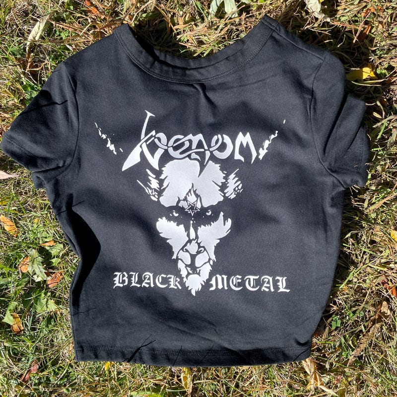 Black Metal Shirt - Etsy