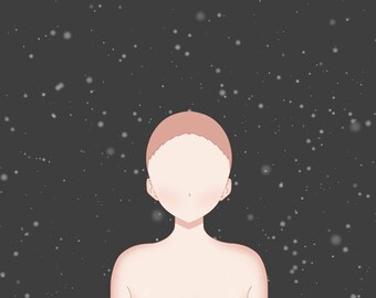 Female Vtuber/concept Art Model Base PSD 2.0 Update - Etsy