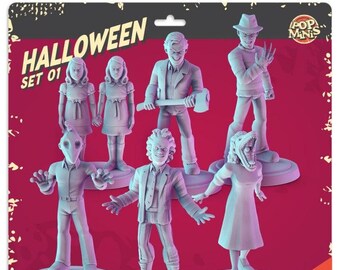 MMPR Power Rangers Mini Figures 3D Printing STL File - Etsy