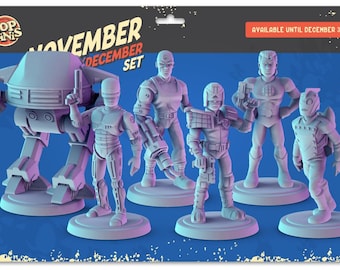 MMPR Power Rangers Mini Figures 3D Printing STL File - Etsy